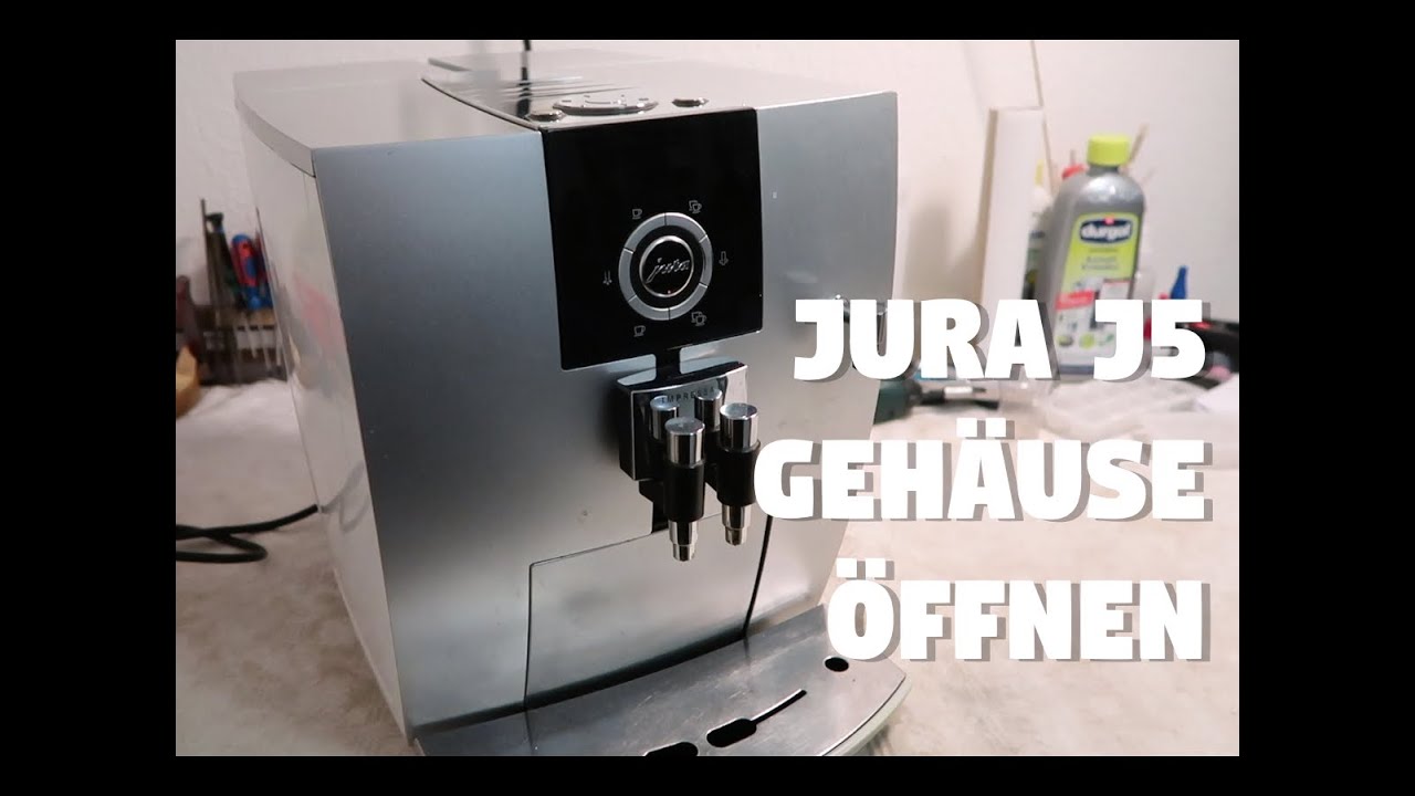 Jura J5 Gehäuse öffnen / Brühgruppe ausbauen - YouTube