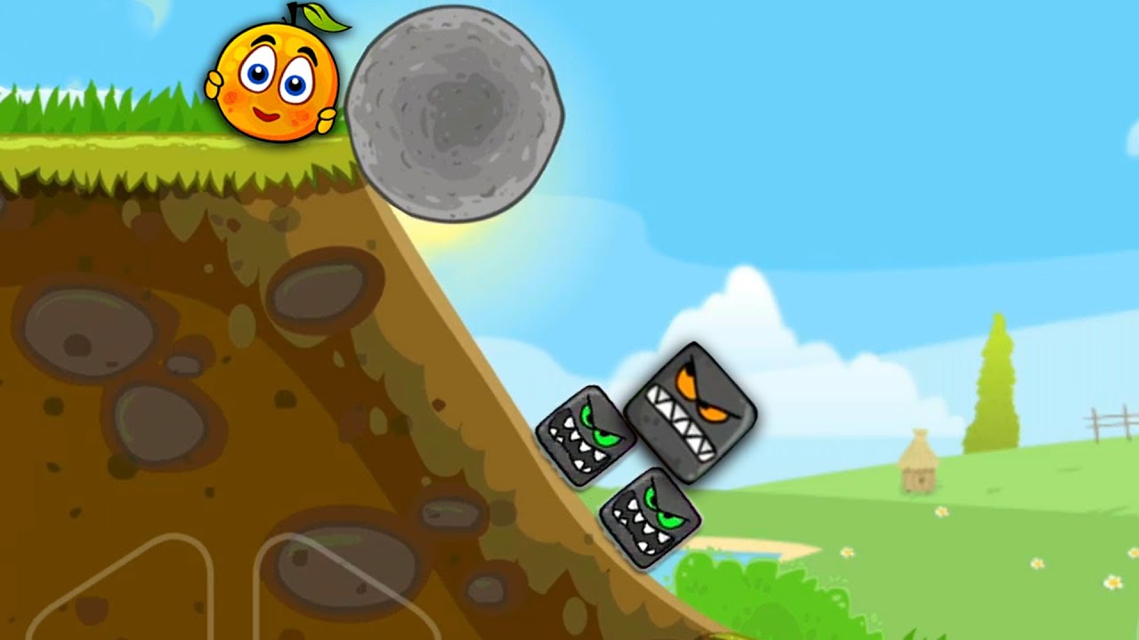 Red Ball 4 - Level 11 to 15 with Orange Ball & Boss Fight - YouTube