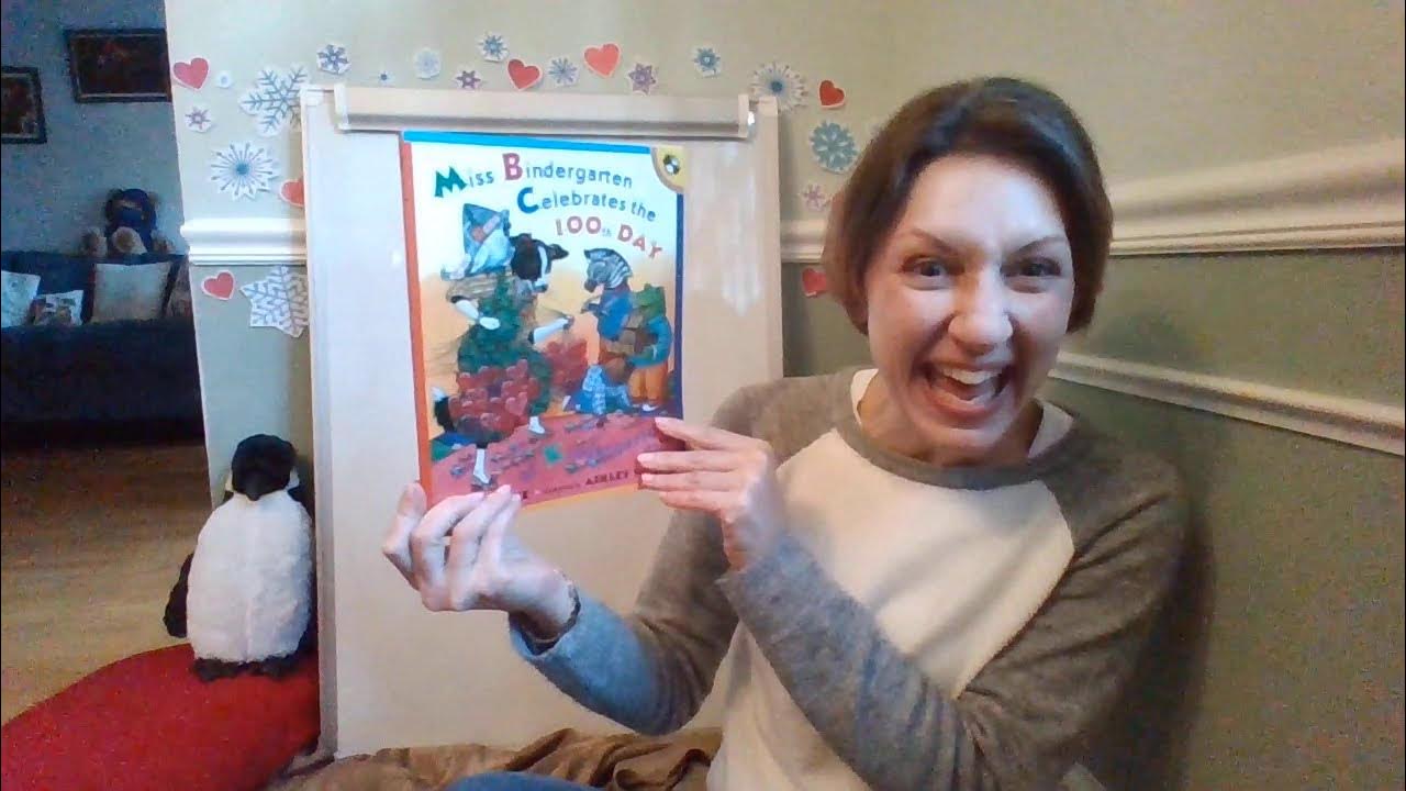 Miss Bindergarten Celebrates the 100th Day of Kindergarten - YouTube