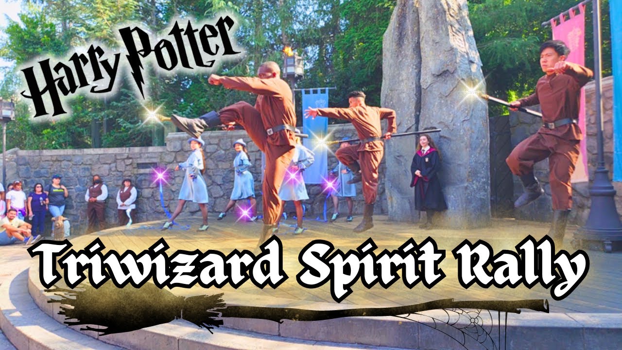 [4K] Triwizard Spirit Rally Musical Show (Full) - Universal Studios ...