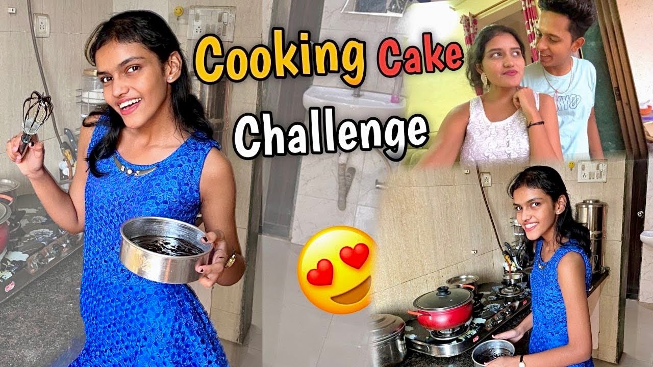 She made Cake for me🥹🎂 | Cooking Challenge - YouTube