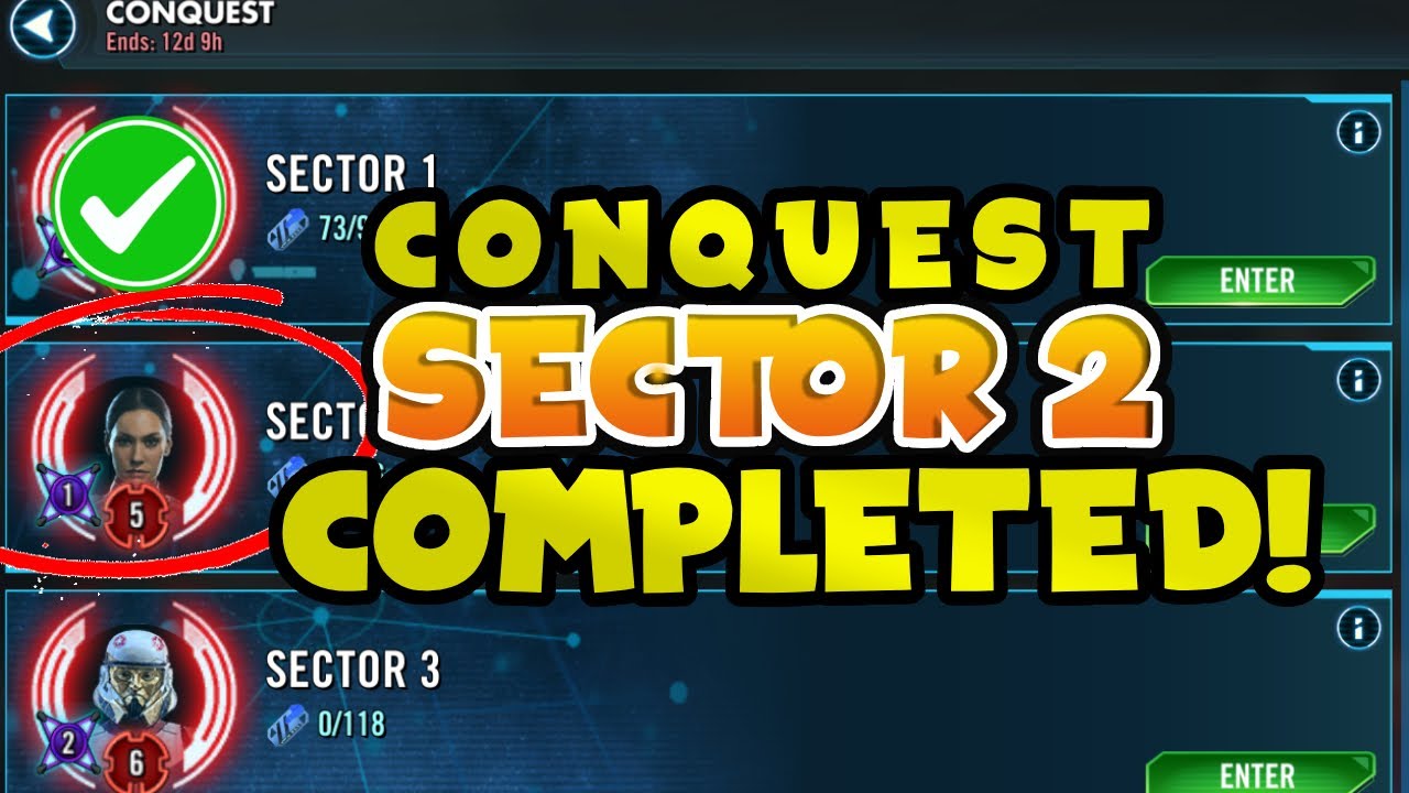 CONQUEST SECTOR 2 COMPLETE GUIDE! (SWGOH) - YouTube
