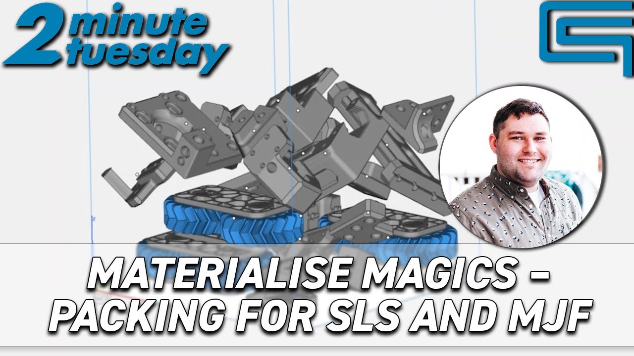Materialise Magics – Packing for SLS and MJF - YouTube
