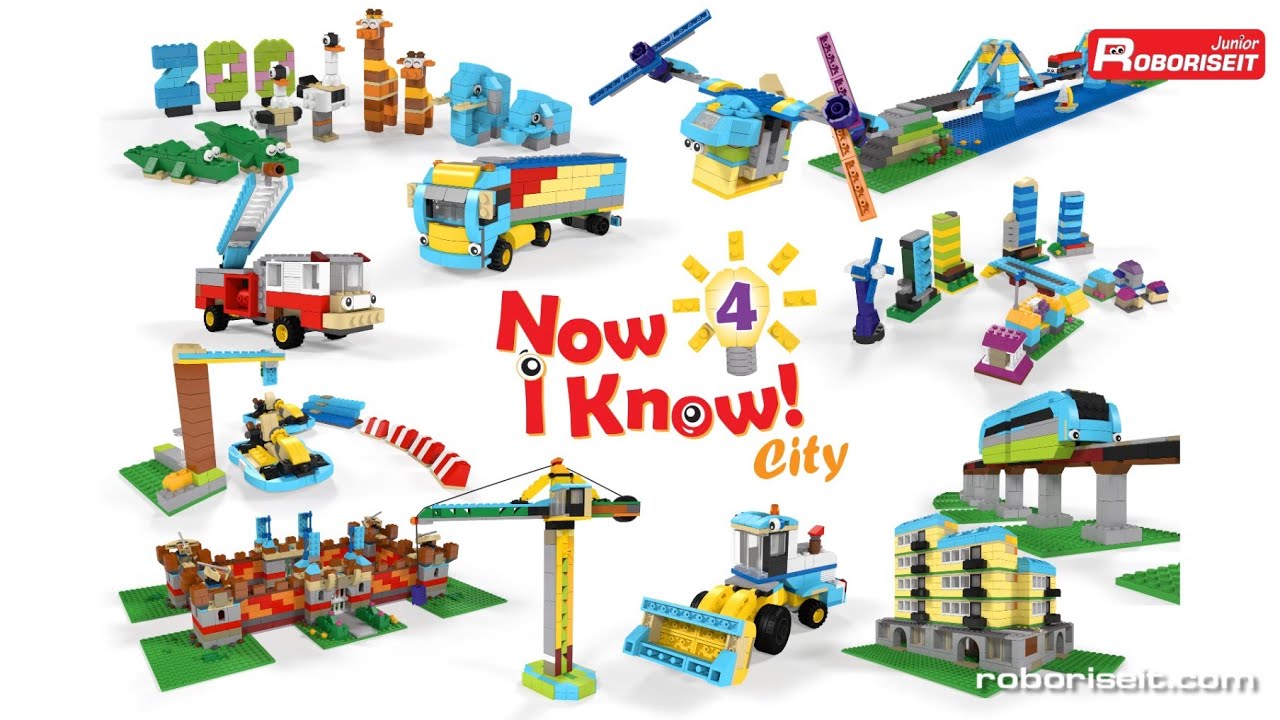 LEGO Preschool curriculum Now I Know! City (set 10698) - YouTube