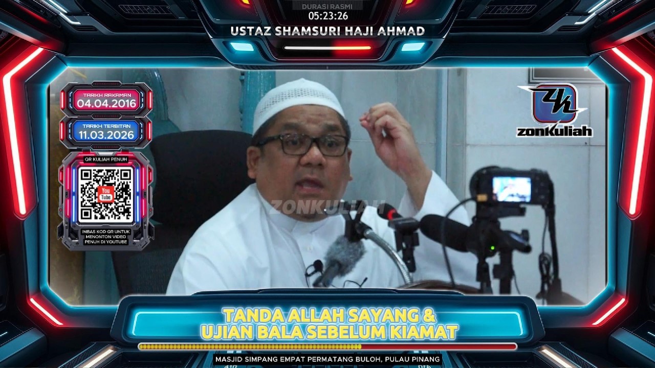 TAZKIRAH : Ujian Sebelum Tibanya Kiamat - Ustaz Shamsuri Ahmad - YouTube