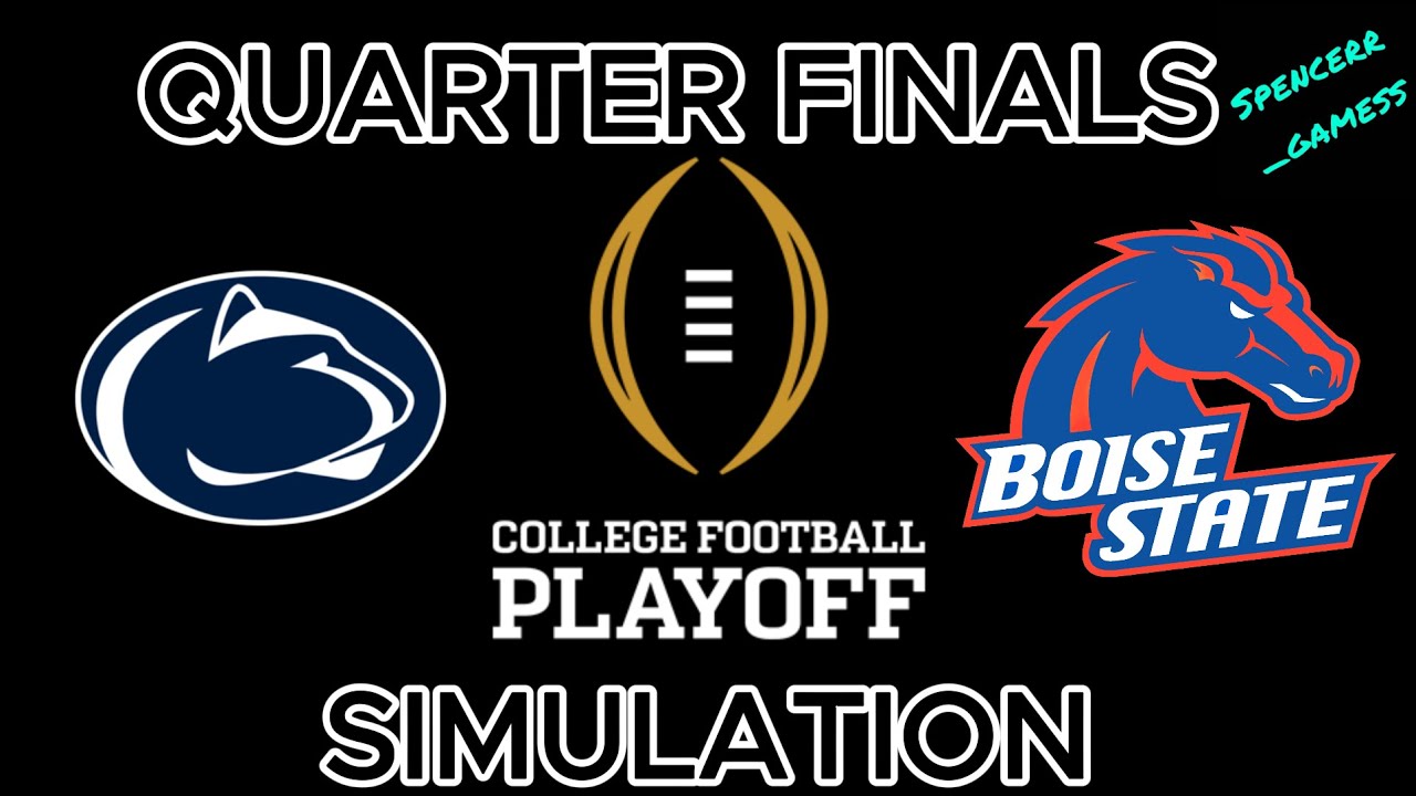 COLLEGE FOOTBALL PLAYOFFS QUARTER FINALS: PENN STATE vs BOISE STATE ...