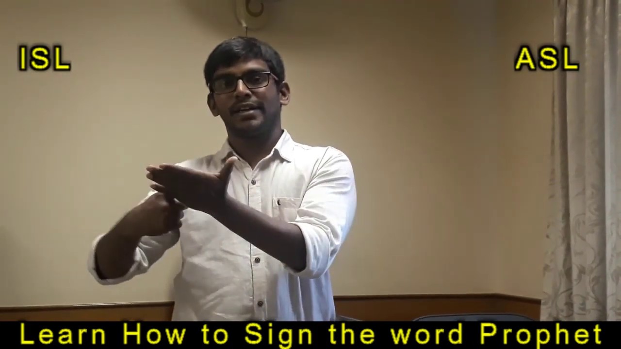 LDS DICTIONARY: Learn How to Sign the word Prophet (ISL &ASL) - YouTube