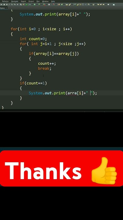 Print only duplicate elements from an array ? #technil - YouTube