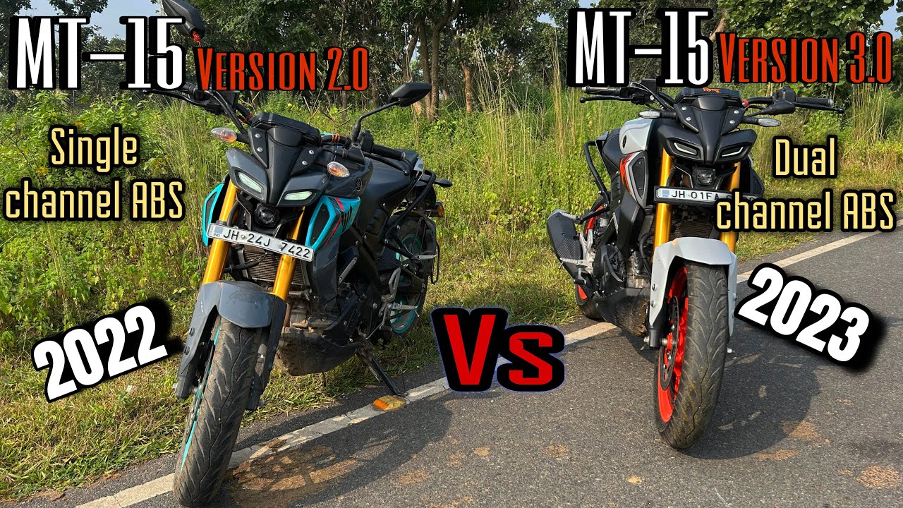 2023 Yamaha MT-15 V3.0 Vs MT-15 V2.0 Detailed Comparison 😱 (Launched) Full Details #mt15 - YouTube