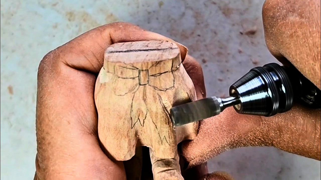 How to Make a Cute Wooden Bookmark: Wood Carving Project - YouTube