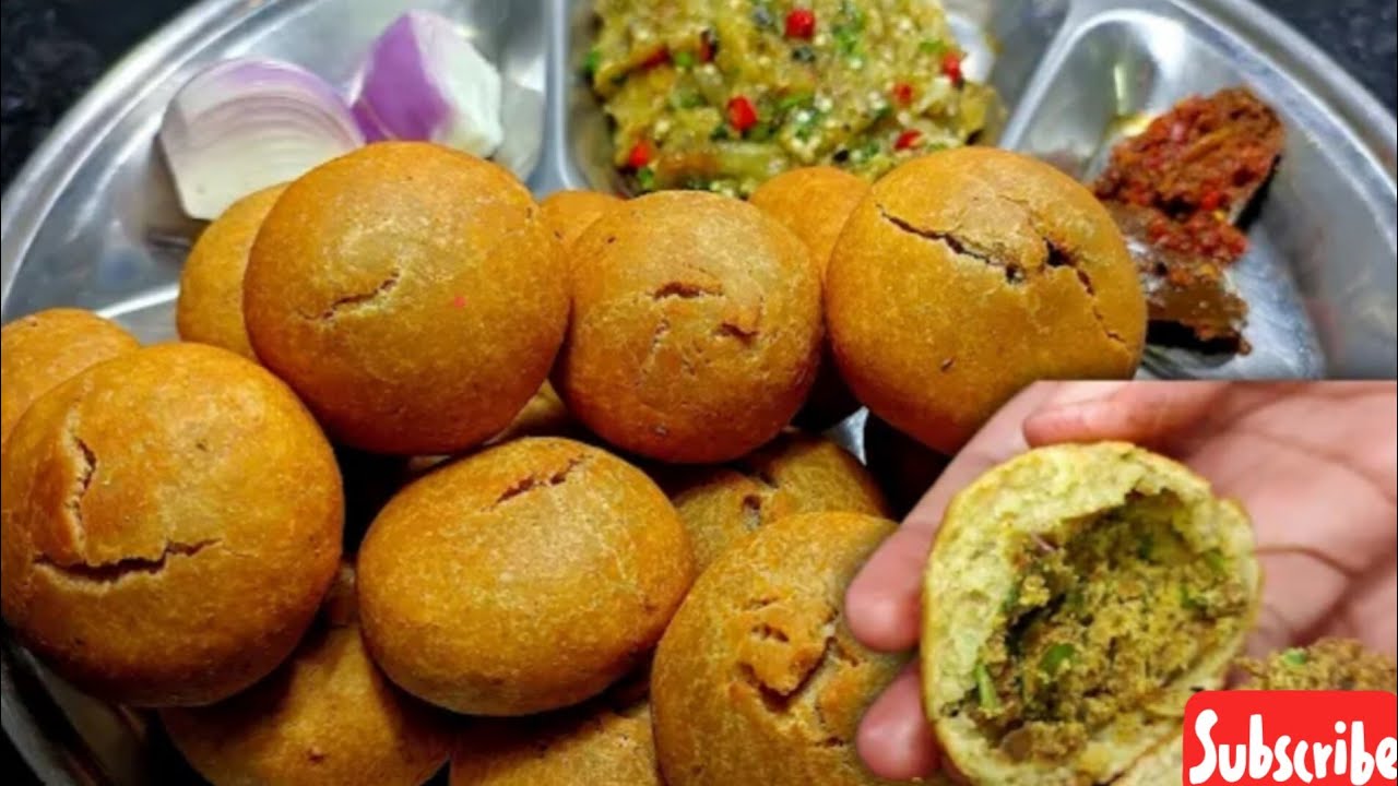 चने के सत्तू की घाटी या लिट्टी बनाने की विधि | Ghati Recipe | Sattu ka ...