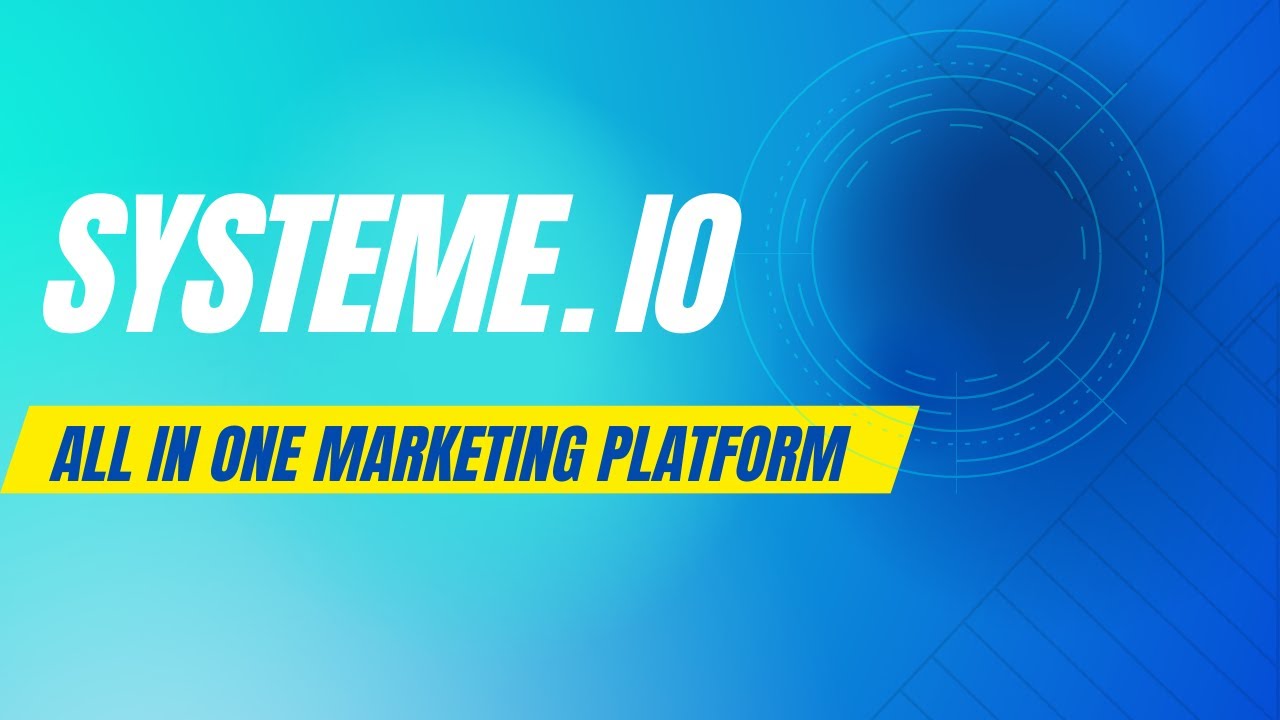 Systeme.io: A free all in one marketing platform that works! - YouTube