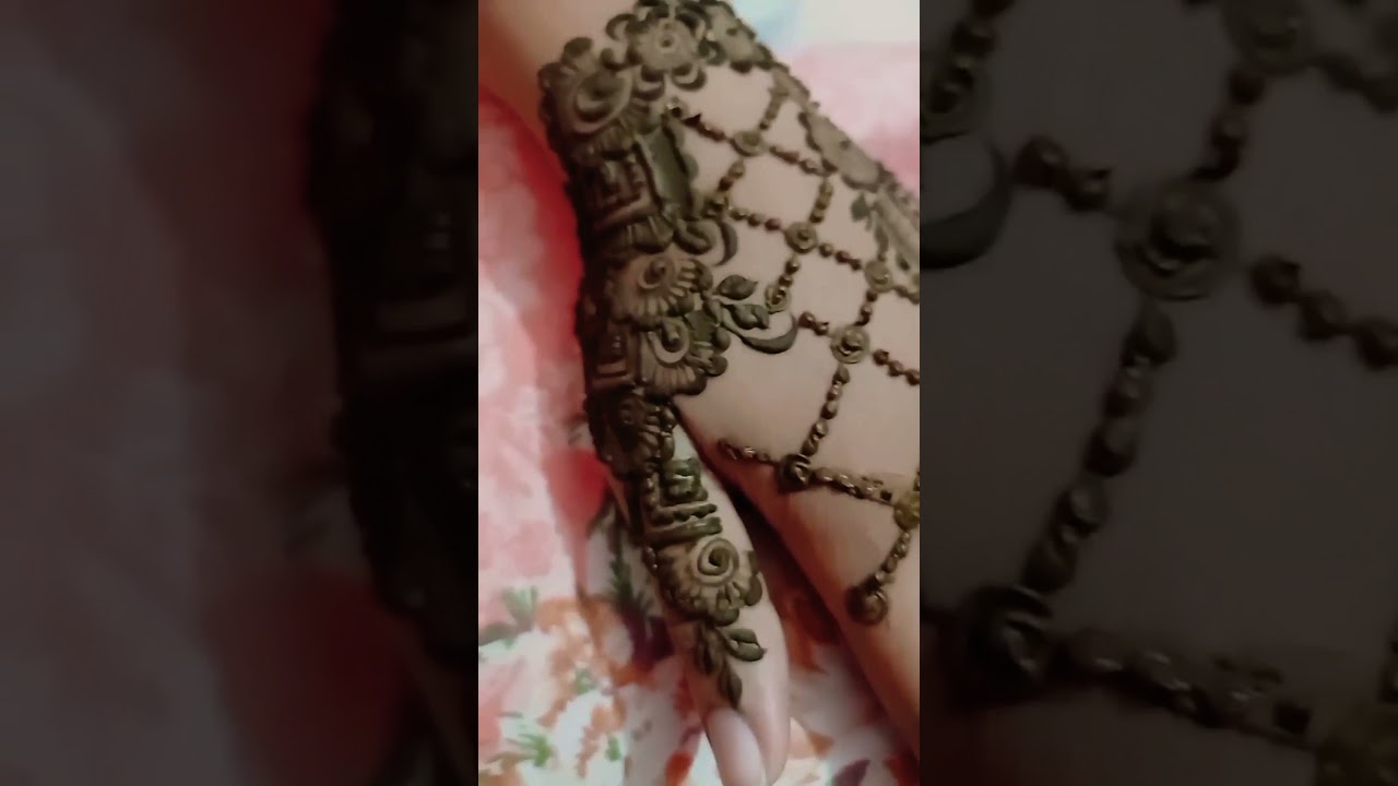 Box Shape & floral exclusive mehedi design 🌿||Mehedi by Prithi 🤍🌼 - YouTube