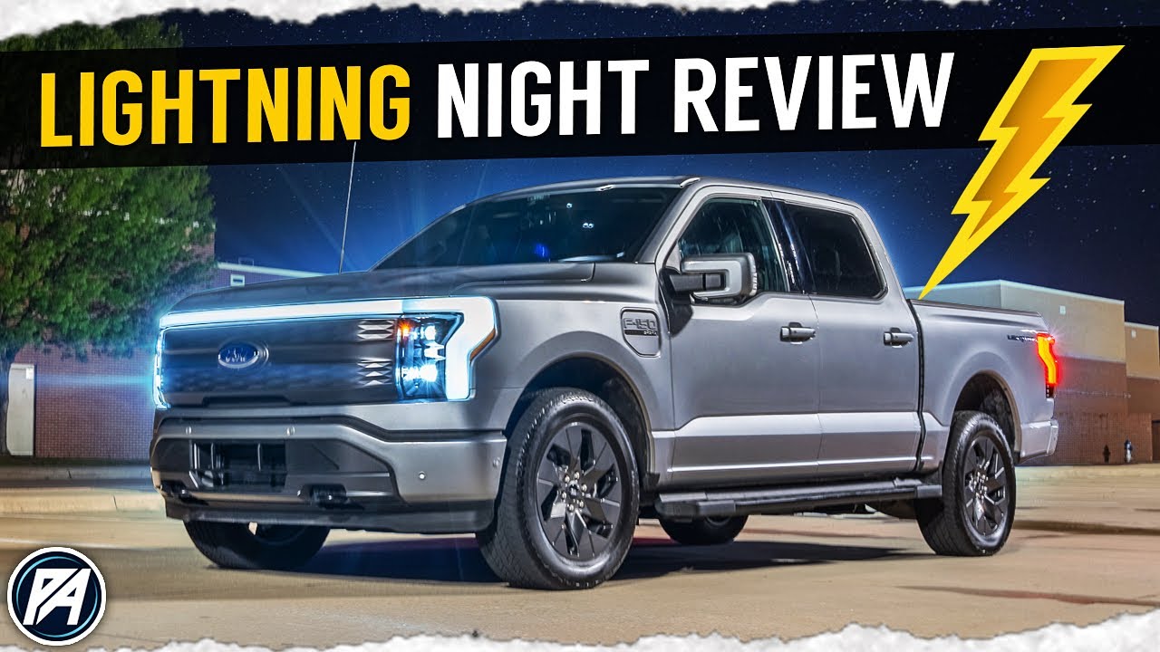 Ford F-150 Lightning Night Drive and Review - YouTube
