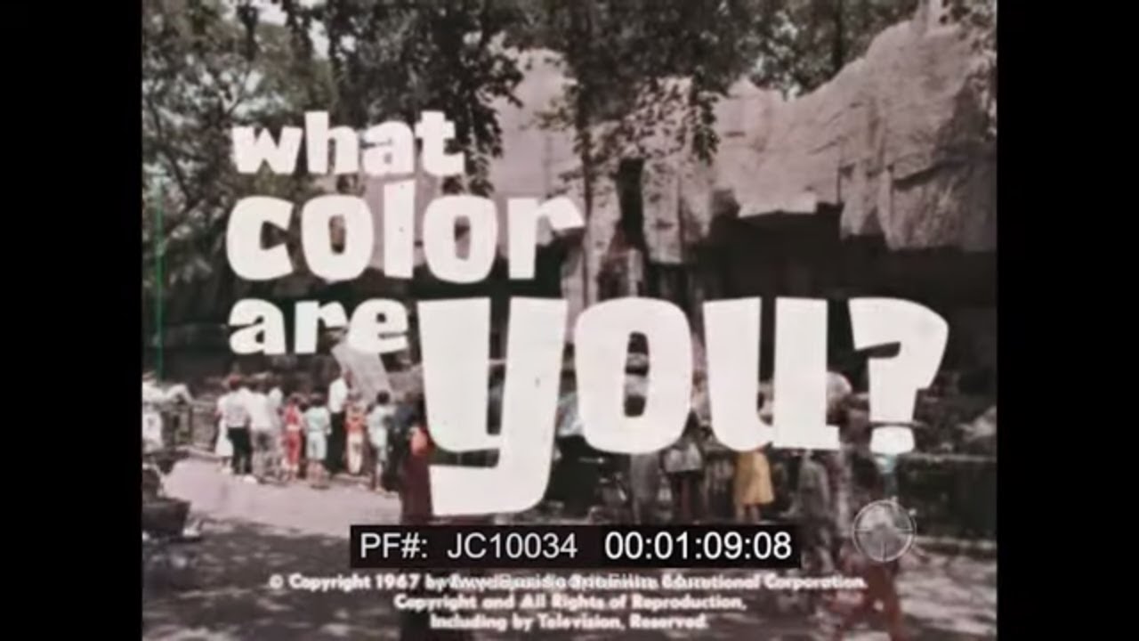 " WHAT COLOR ARE YOU? " 1967 RACE, ETHNICITY & SKIN TONE SOCIAL ...