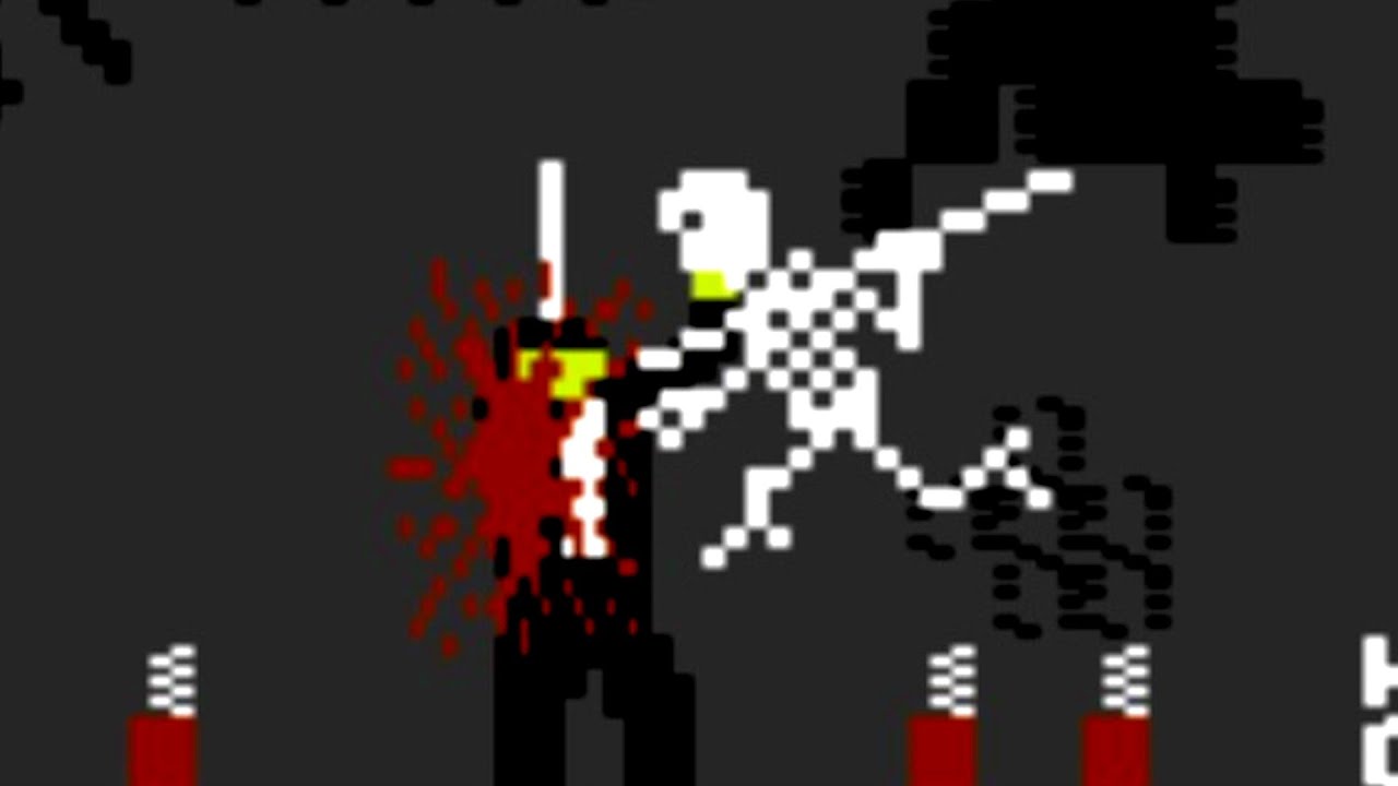 Pixel Skeleton Terror - Forbidden Forest (C64) - YouTube