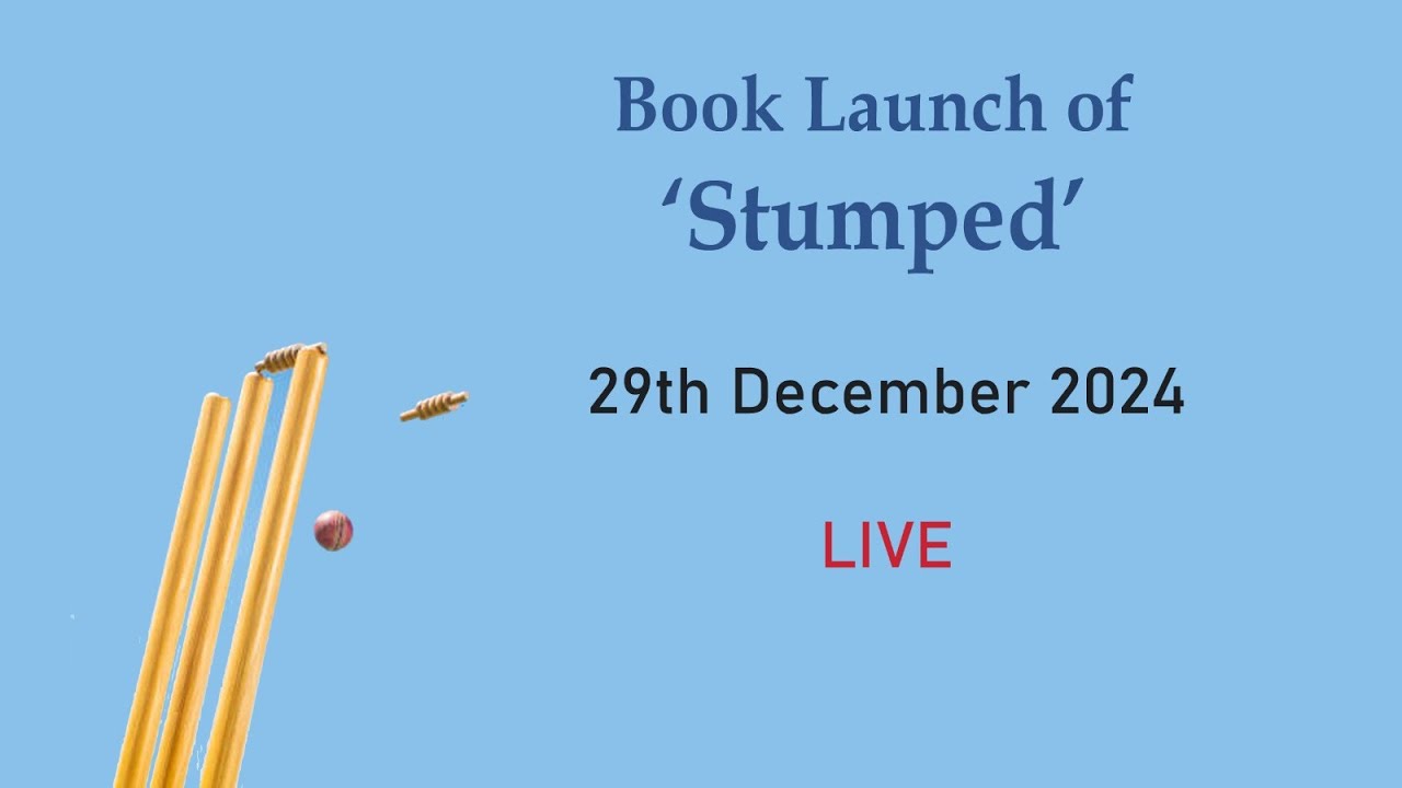 "STUMPED" Book Launch - December 29th - YouTube