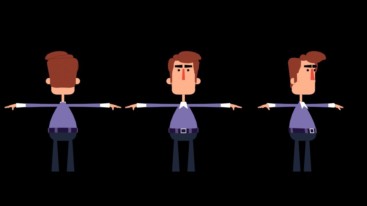 creating stylized characters in blender,2D style-flat color - YouTube