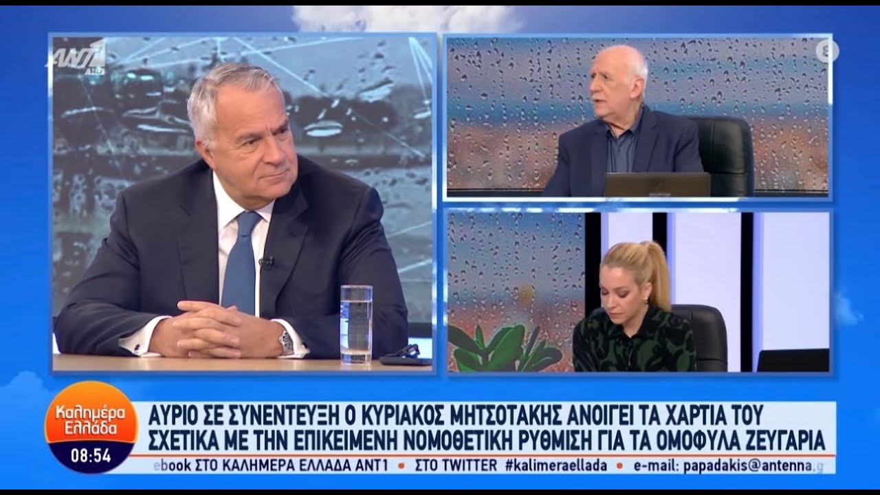 Ο Μάκης Βορίδης στον ANT1 και στην εκπομπή «Καλημέρα Ελλάδα» | 09/01 ...