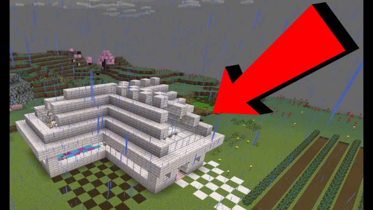 T-SHAPED HOUSE TOUR! (MINECRAFT) - YouTube