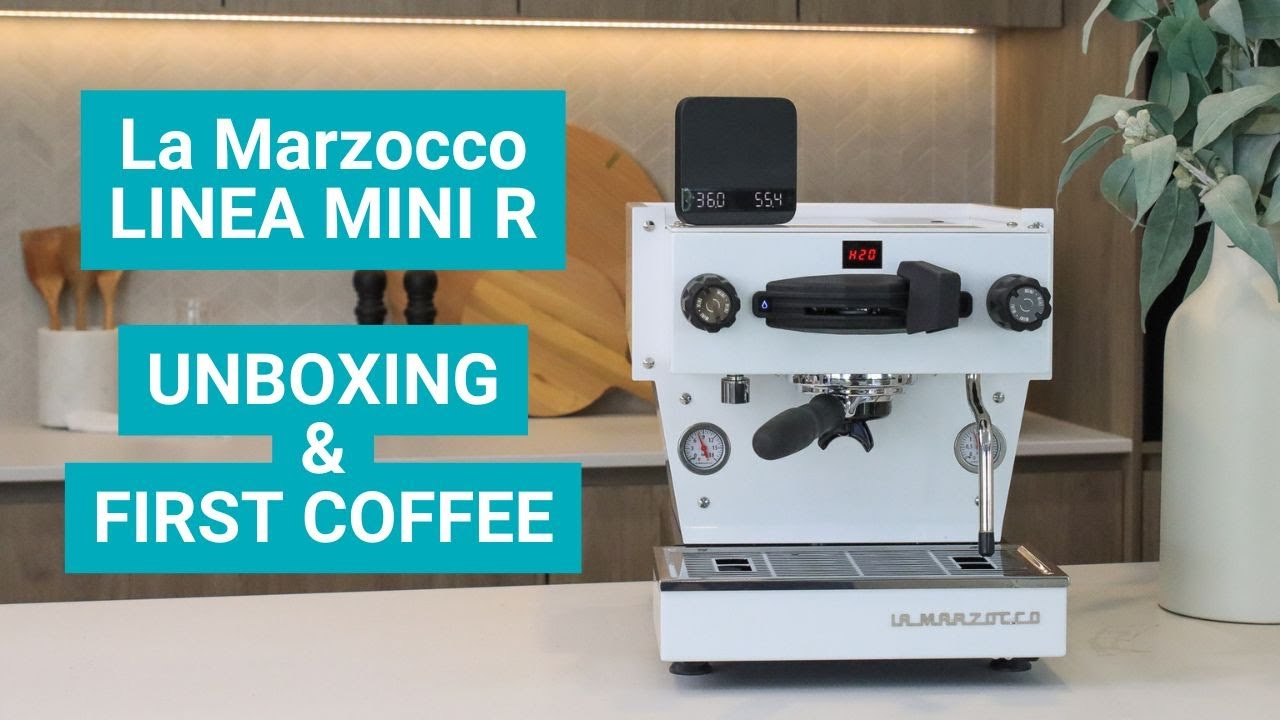 Unboxing, Set Up & Making First Coffee (La Marzocco Linea Mini R) - YouTube