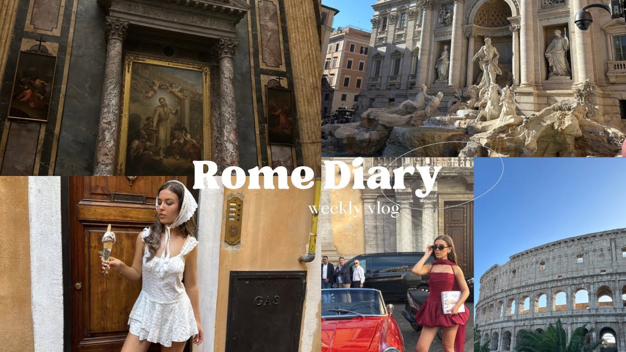 Rome Diaries | girls trip to Italy | travel vlog - YouTube