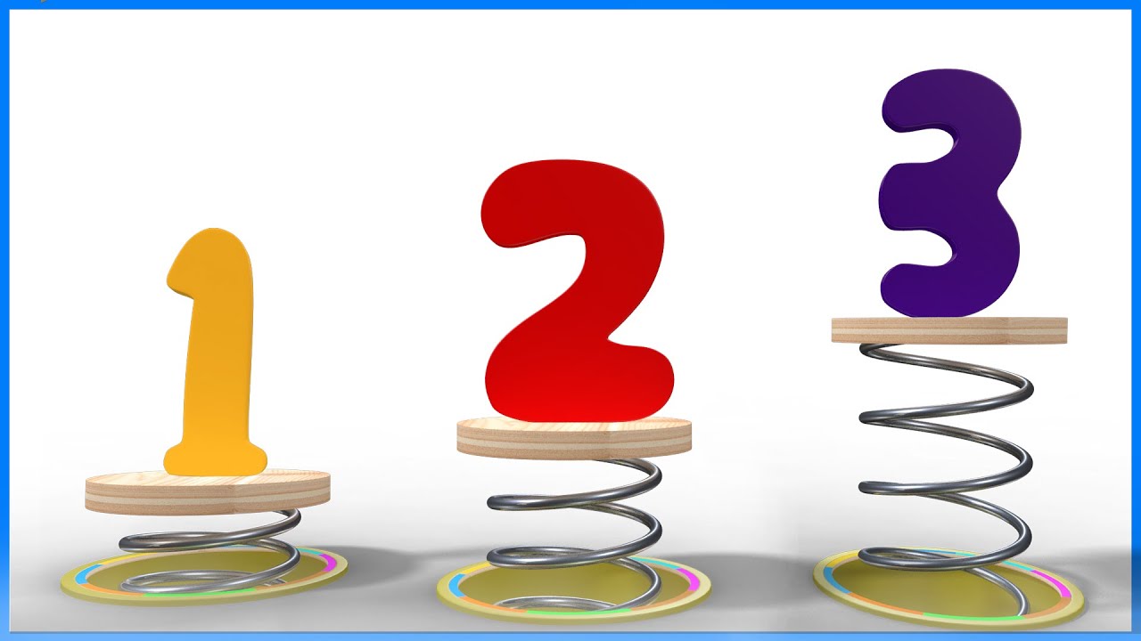 123 Counting for kids | Number Names | Learn To Count Videos | 1234 ...