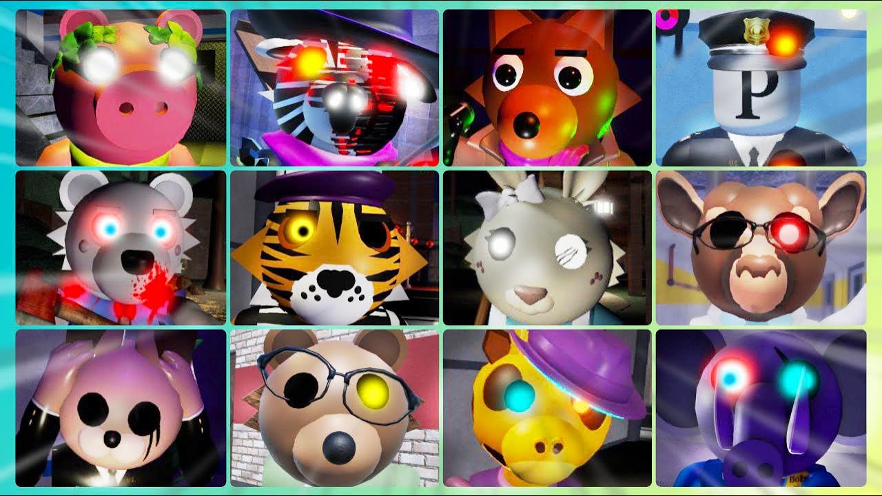 ALL JUMPSCARES IN PIGGY: SWAPPED STORY!? - YouTube