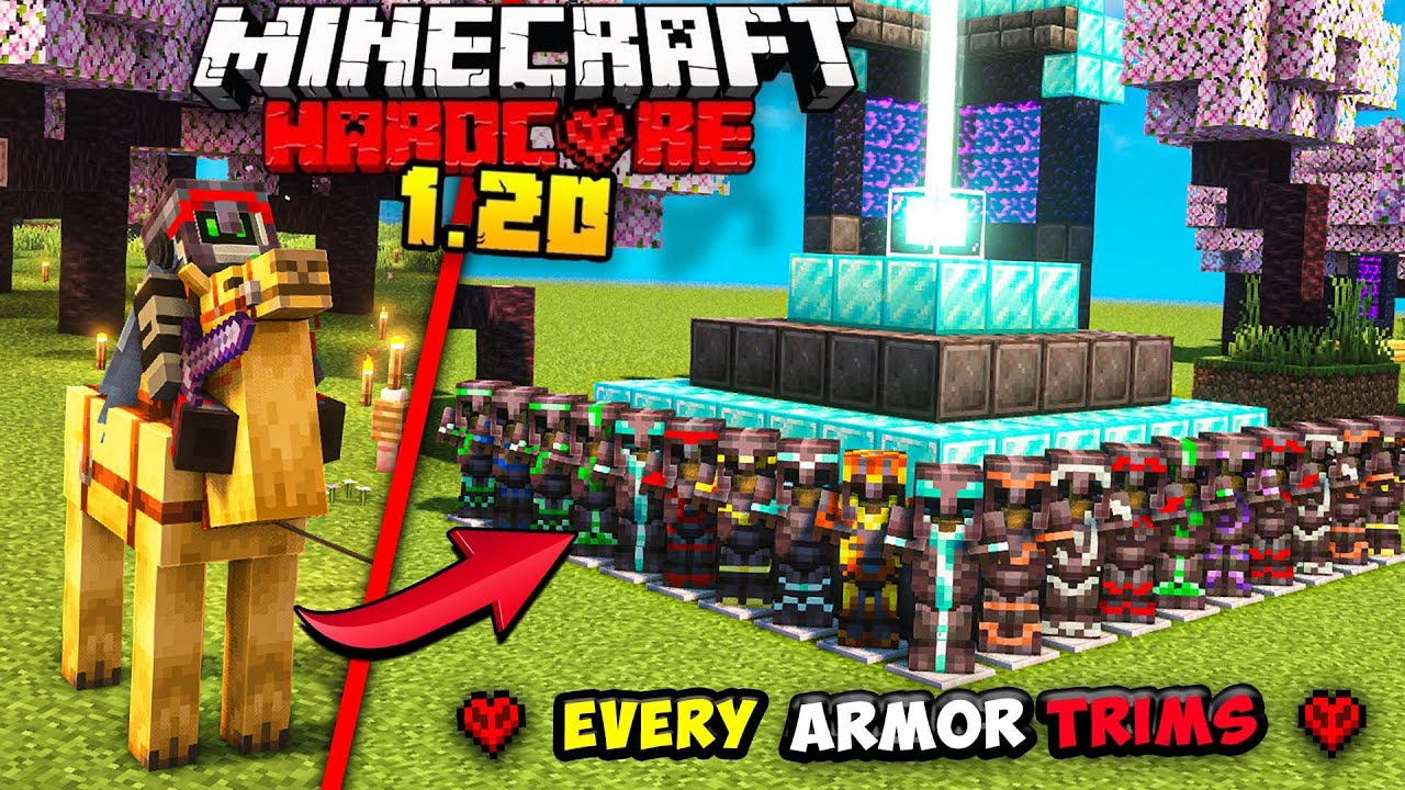I Collected Rarest Armor Trim in Minecraft Survival - YouTube