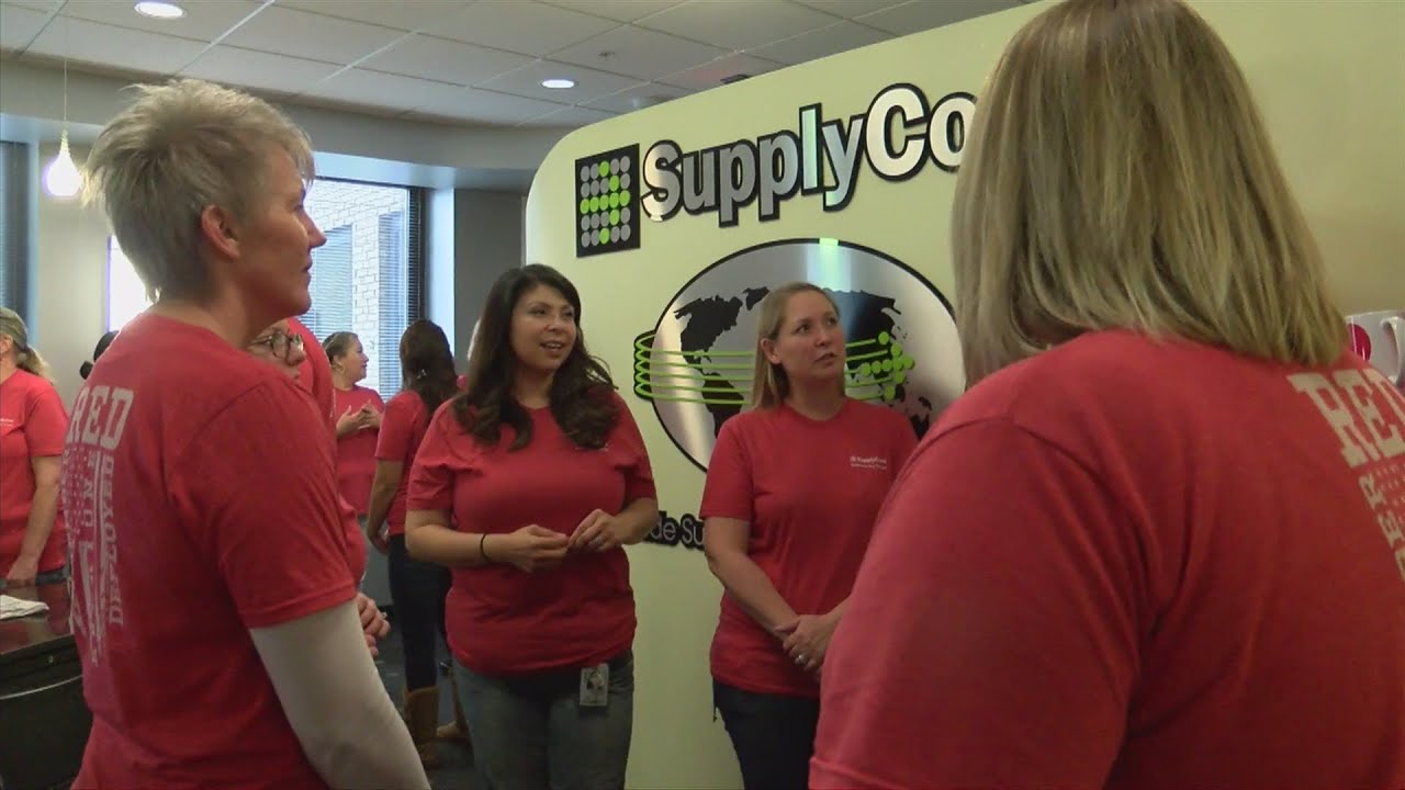 SupplyCore employees honor military men and women overseas - YouTube