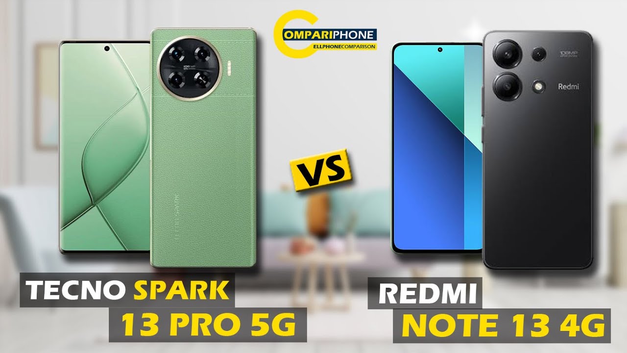 TECNO SPARK 20 PRO PLUS 4G VS REDMI NOTE 13 4G - YouTube