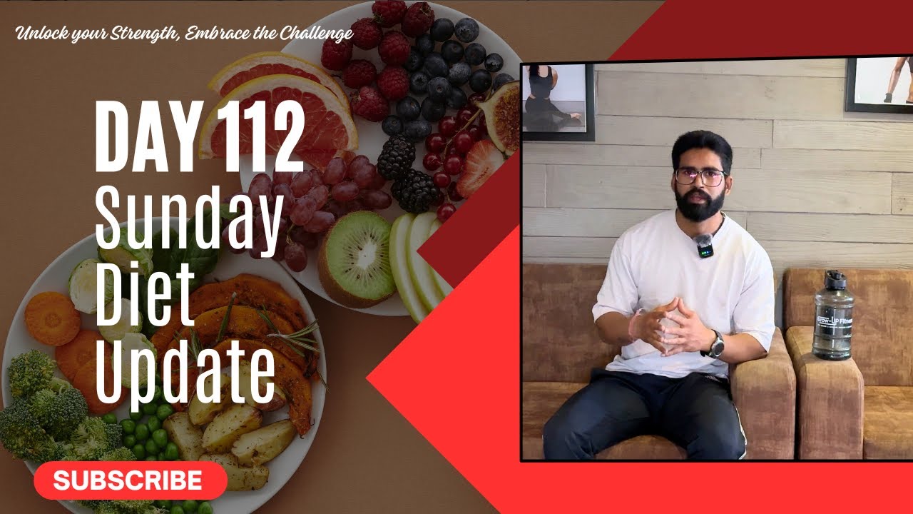 Day 112 | Sunday | Diet Update | Beginner to Advance Workout Series 👇 ...