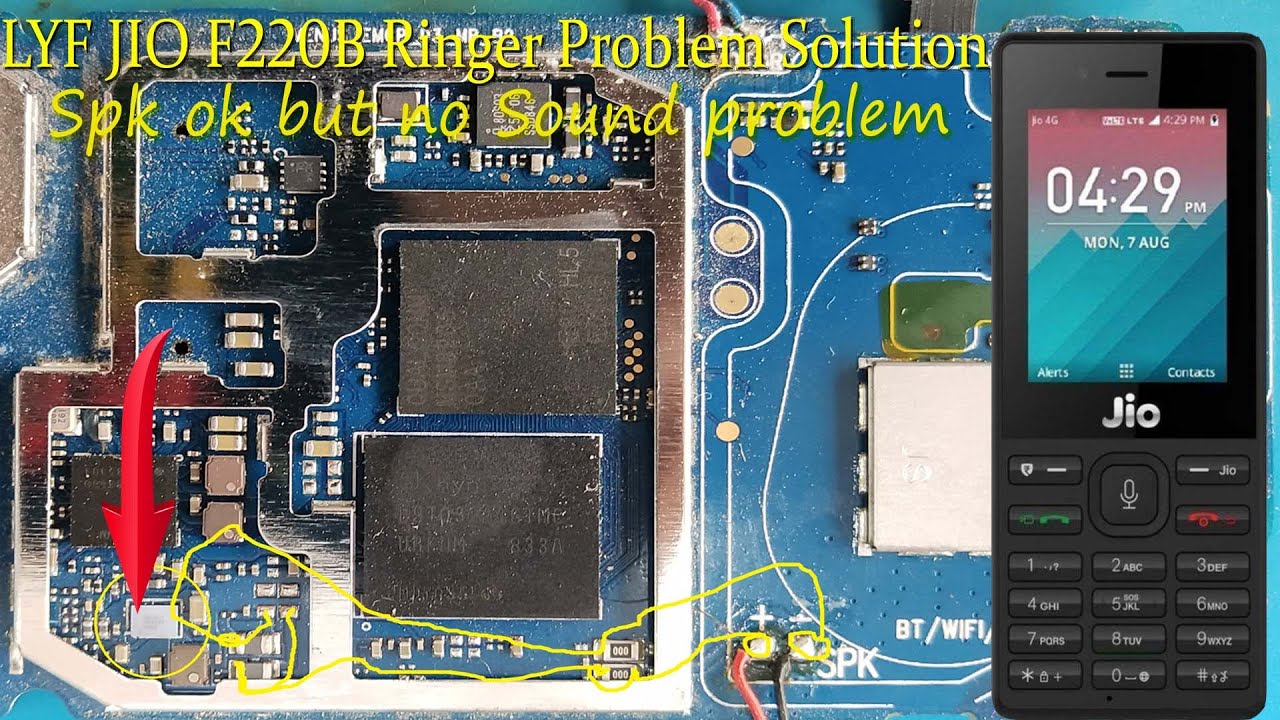 LYF Jio F220B Ringer Problem Solution!! Spk सही है लेकीन फिर भी sound ...
