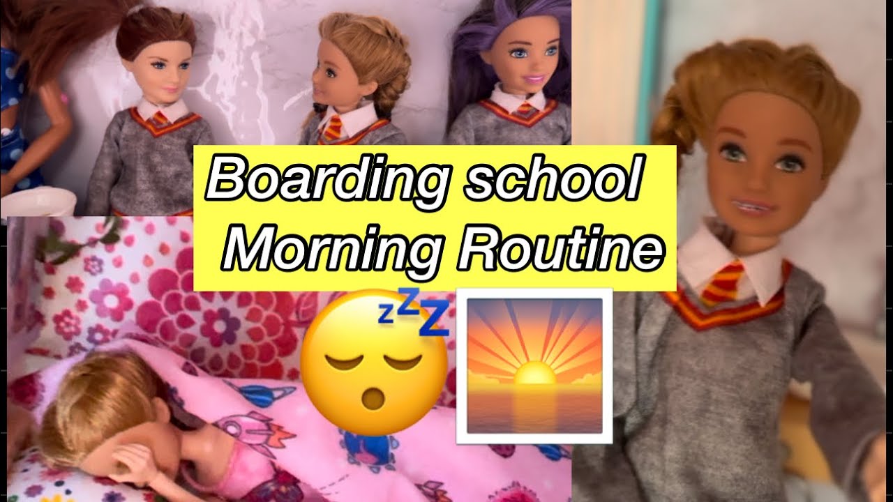 Barbie Dolls- Morning Routine In British Boarding School Dorm!! - YouTube