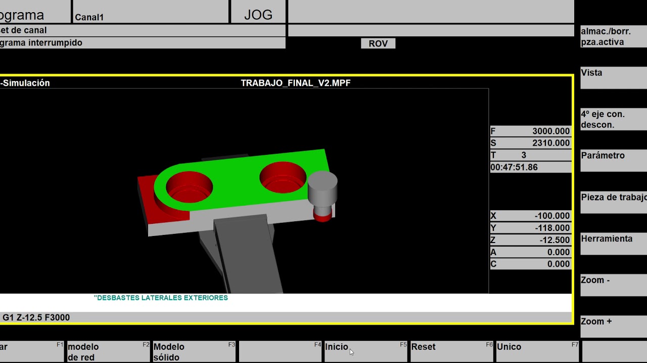 Trabajo Obligatorio Control Numérico WinNC Sinumerik 840D Mill v2 - YouTube