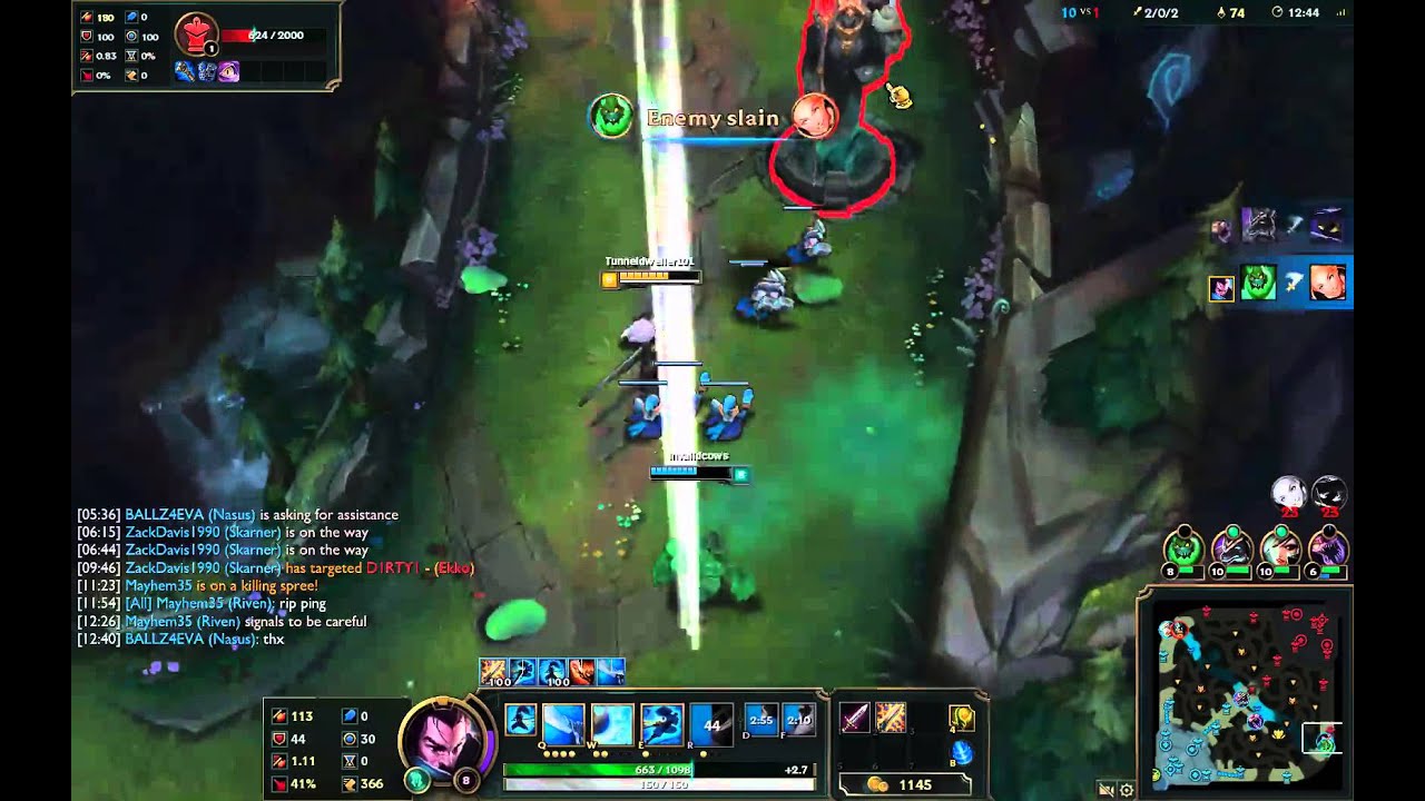 Zac:Yasuo Bot Montage - YouTube