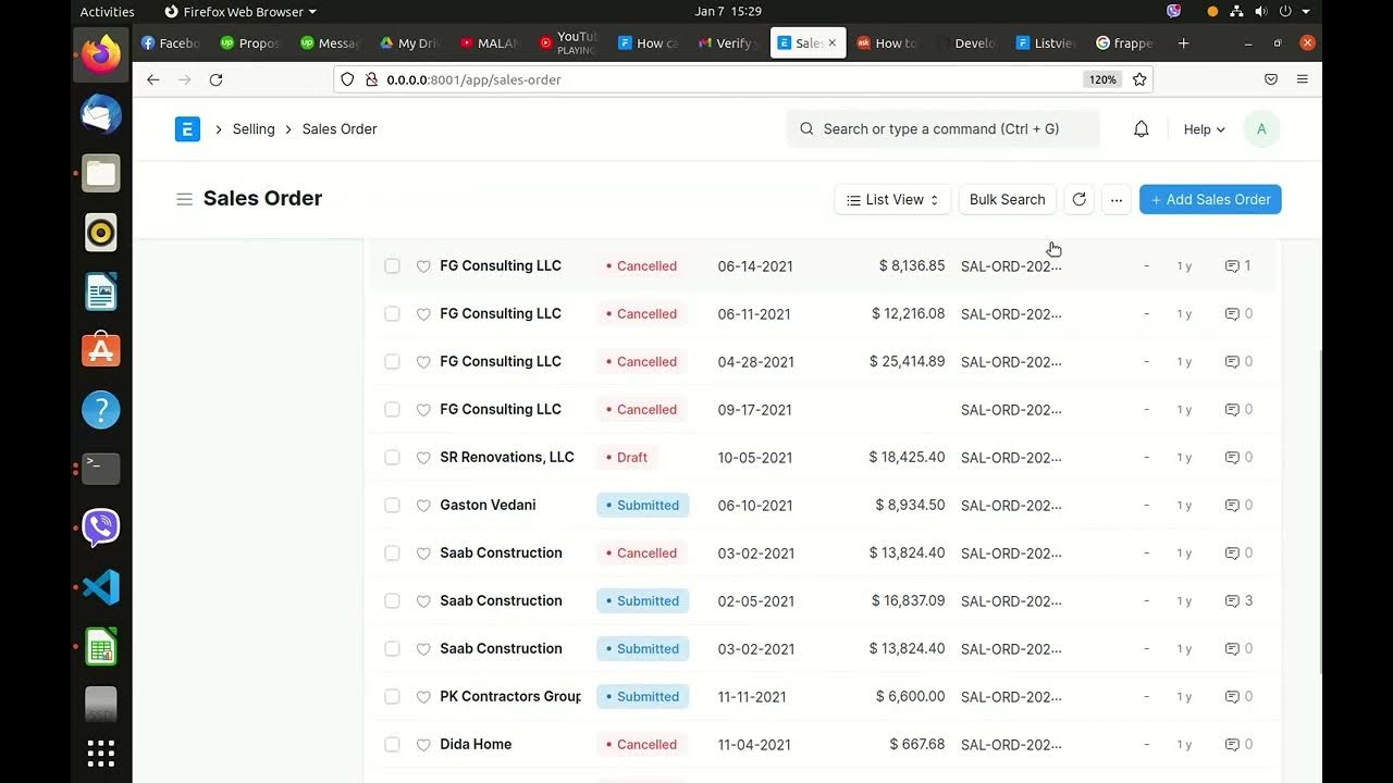 ERPNext Bulk filter in Listview using Excel file - YouTube
