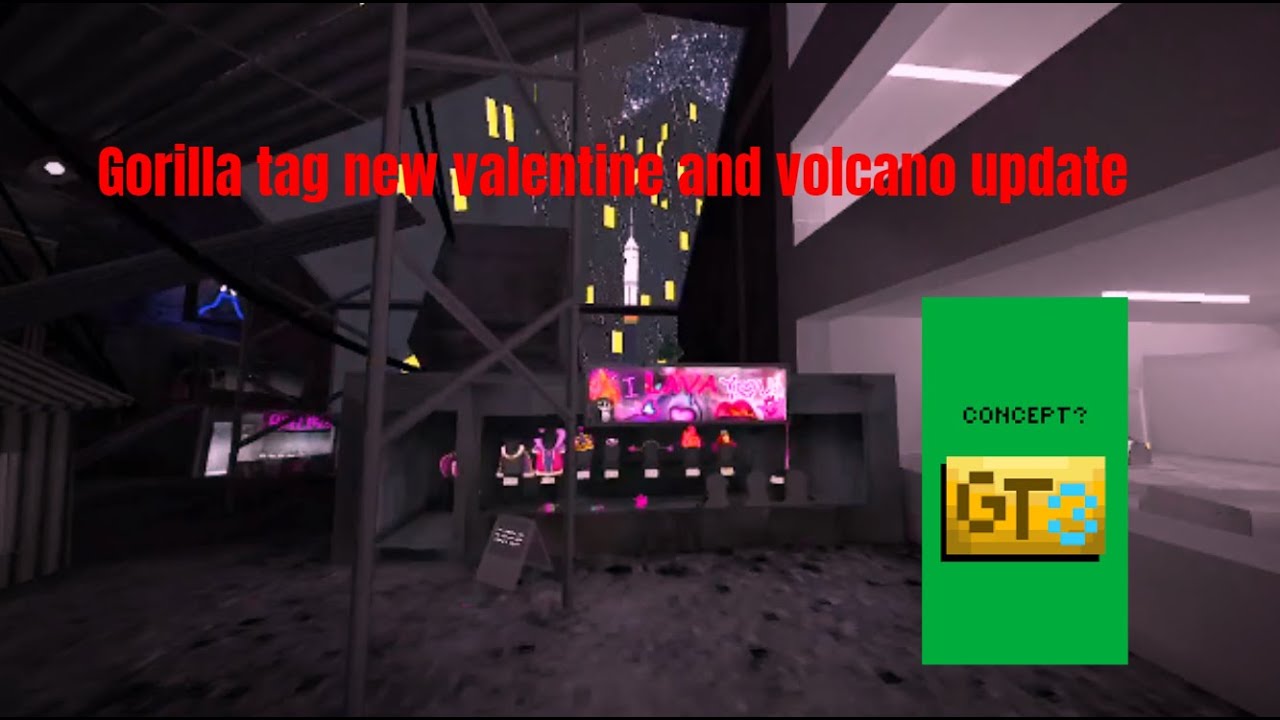 Gorilla Tag Valentine's Day 2024 Update is OUT! (Volcano) - YouTube