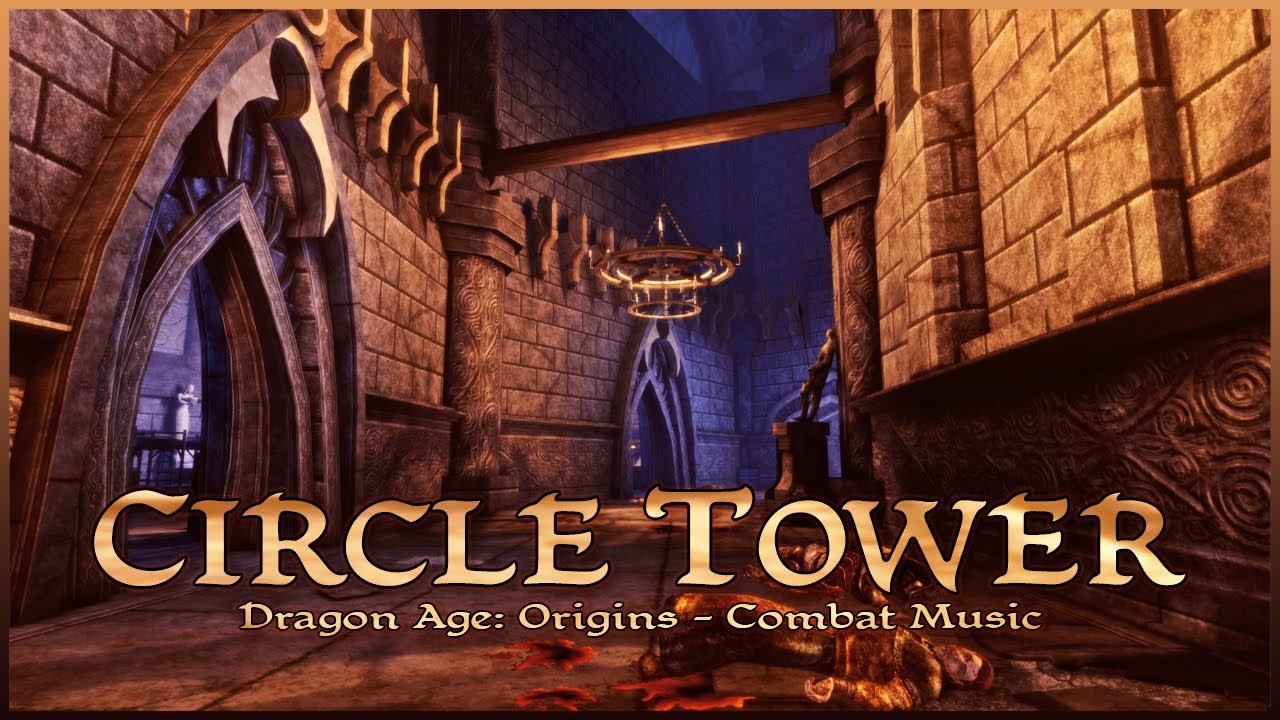 Dragon Age: Origins - Circle Tower (1 Hour of Combat Music) - YouTube