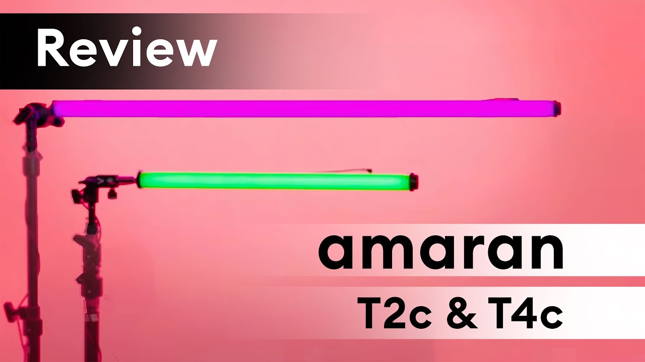 amaran T2c and T4c Tube Lights – Review - YouTube