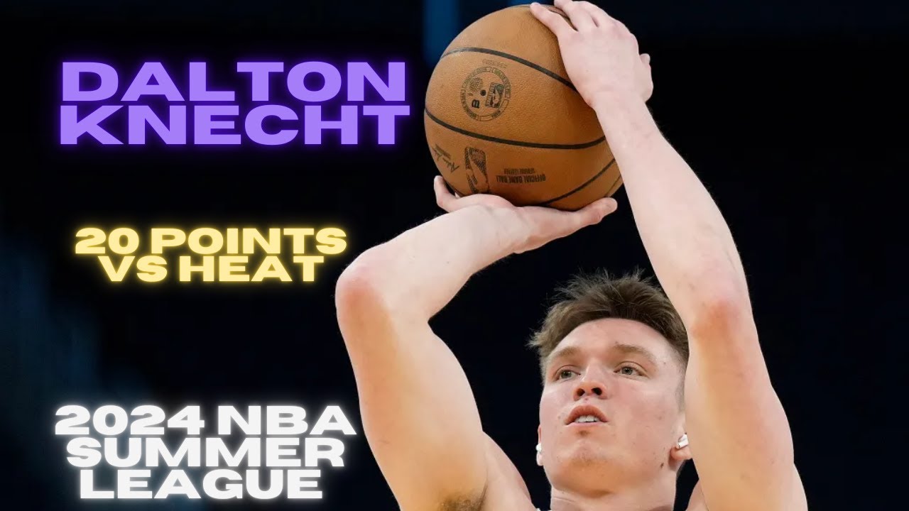 Dalton Knecht Highlights vs Heat // 20 pts, 9 reb, 1 ast // 2024 NBA Summer League Highlights ...