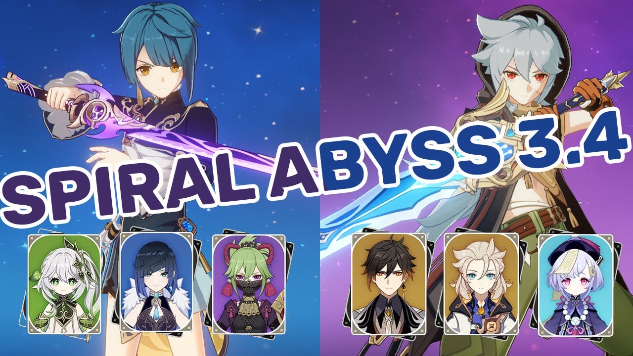 Razor and Xingqiu - Spiral Abyss 3.4 Floor 12 - YouTube