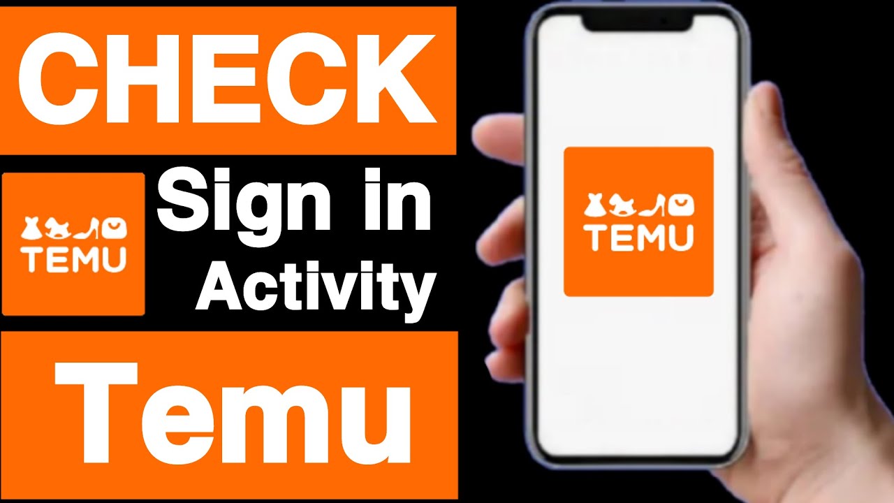 How to check sign in activity on temu||How to check temu sign in ...