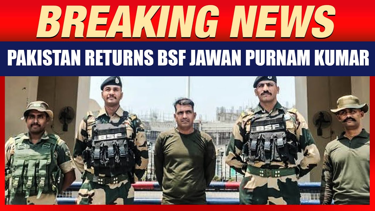 Pakistan Returns BSF Jawan Purnam Kumar Shaw Through Joint Check Post ...