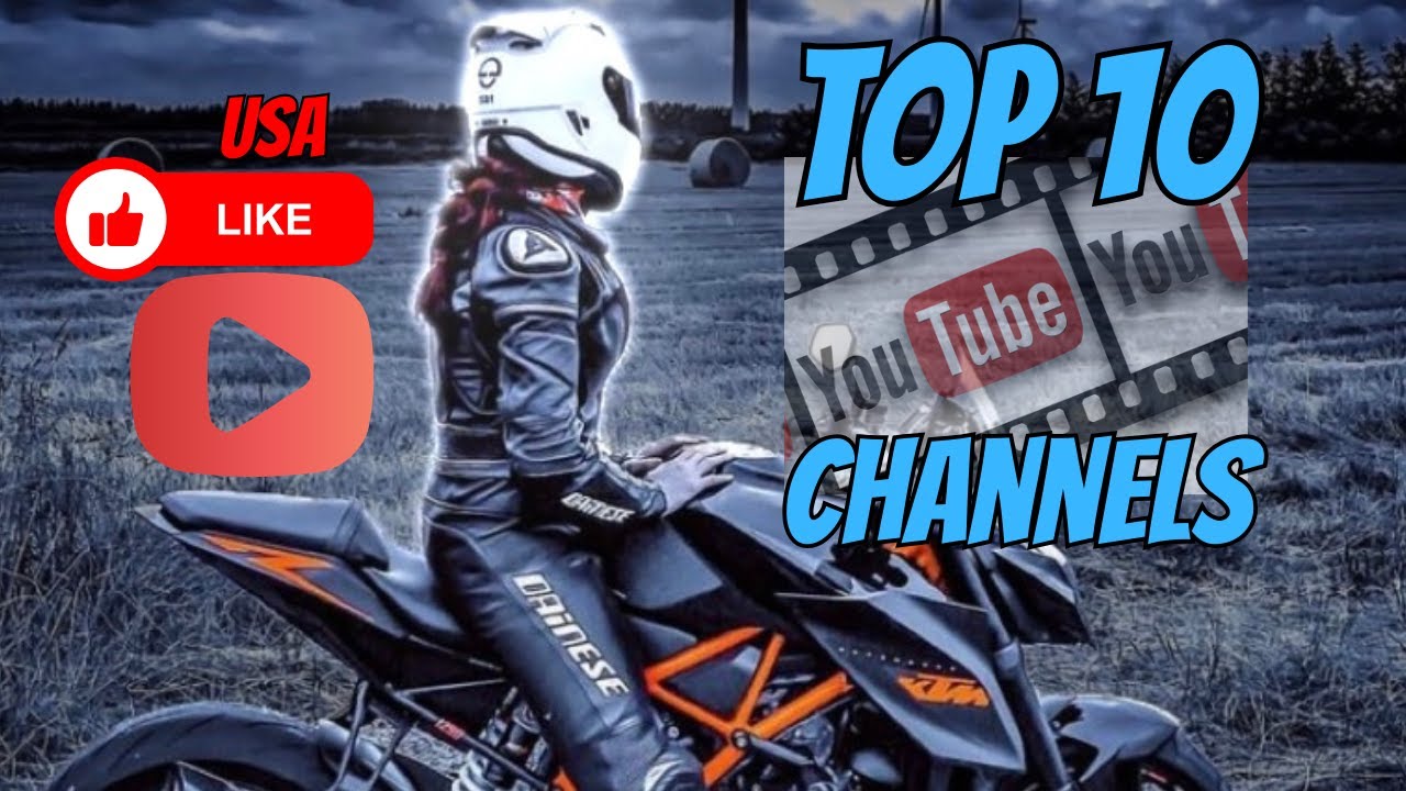 Top 10 Most Popular YouTube Motorcycle Channels based in USA - YouTube