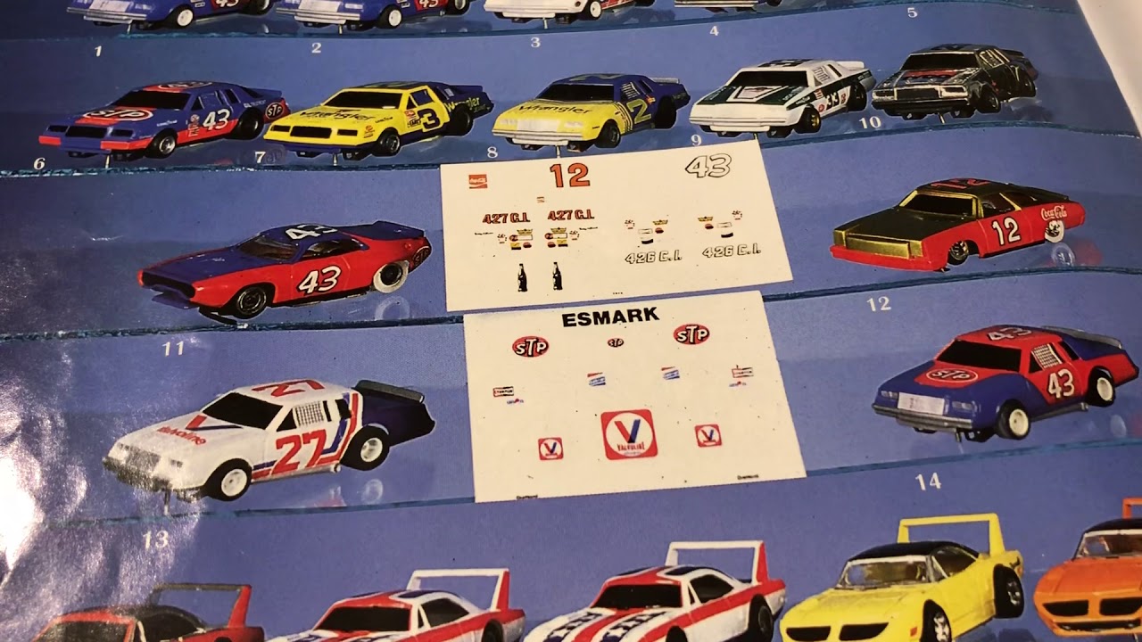 Slot Car Collection #3. 3rd #43 STP NASCAR HO Slot car - YouTube