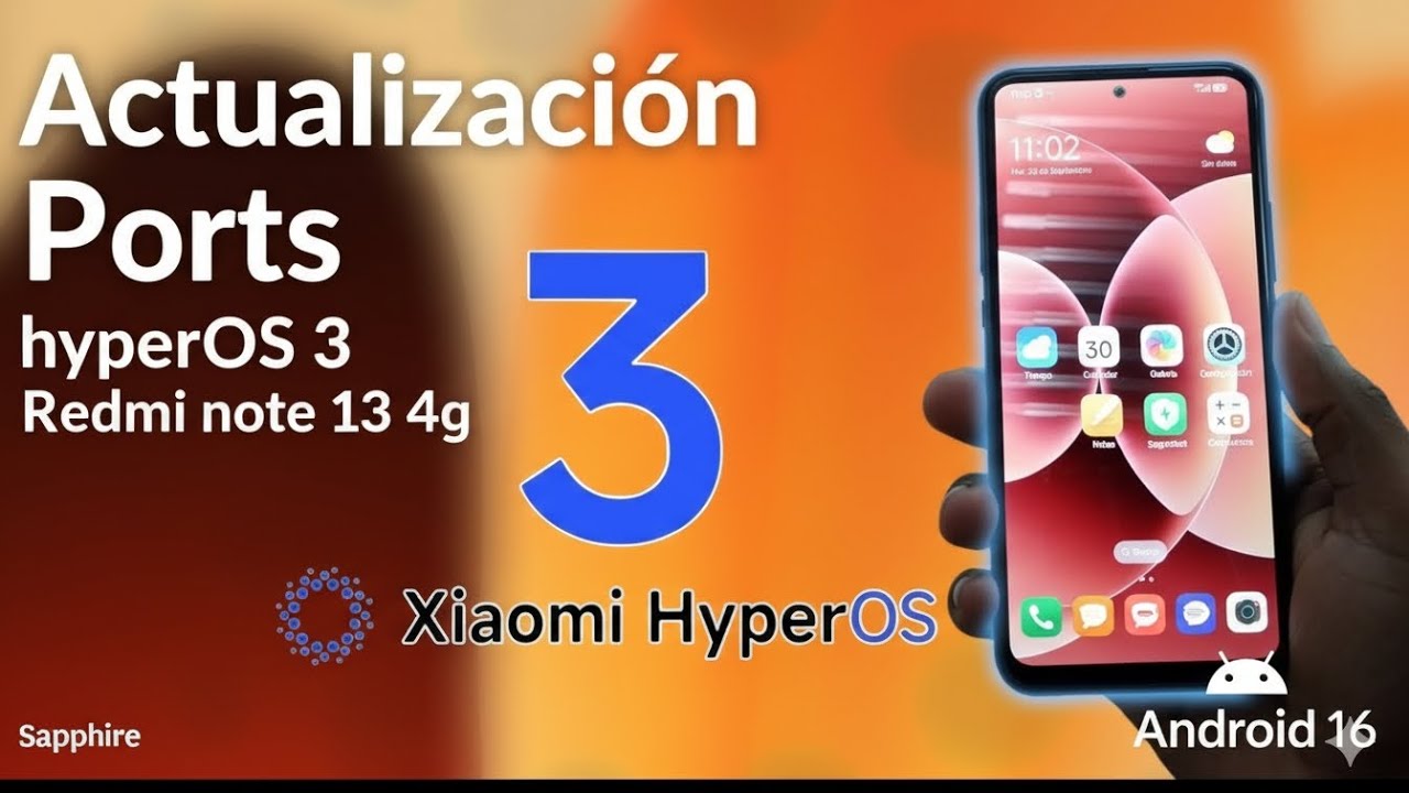 🔴 ¡NUEVA ACTUALIZACIÓN! Ports HyperOS 3 en Redmi Note 13 4G | ¿Vale la ...