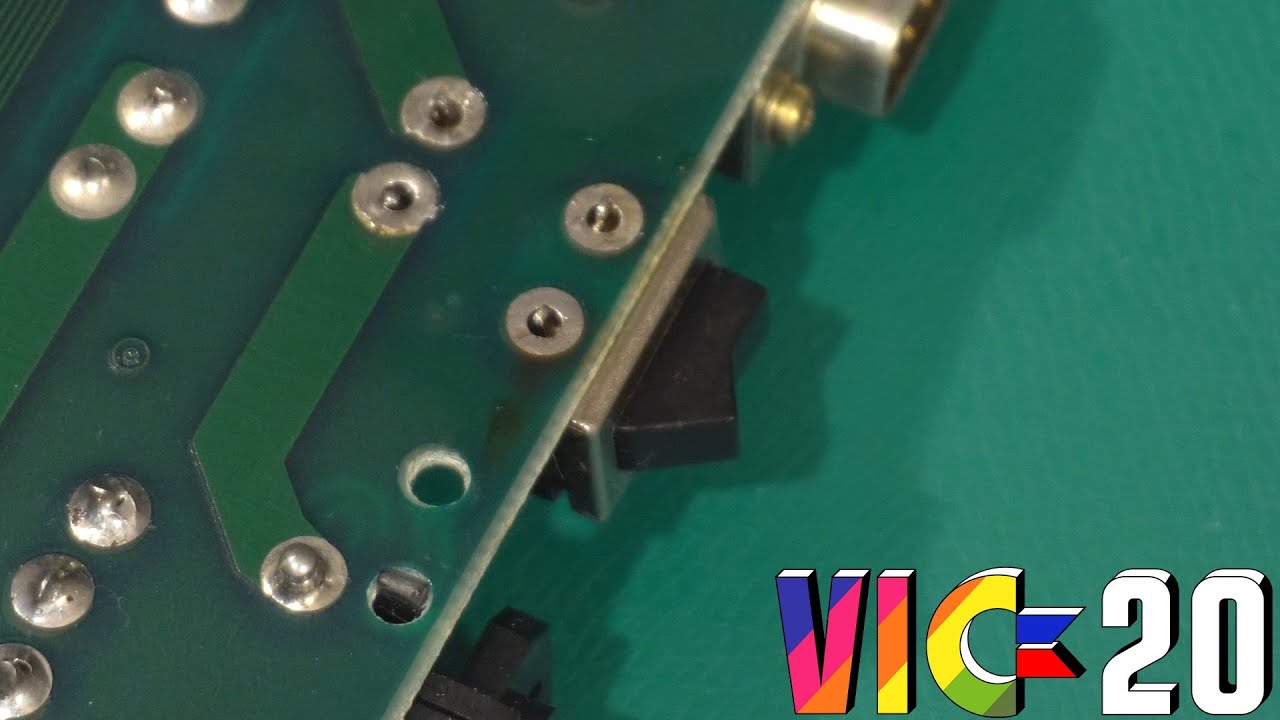 Commodore VIC-20 Power Switch Repair Attempt - YouTube