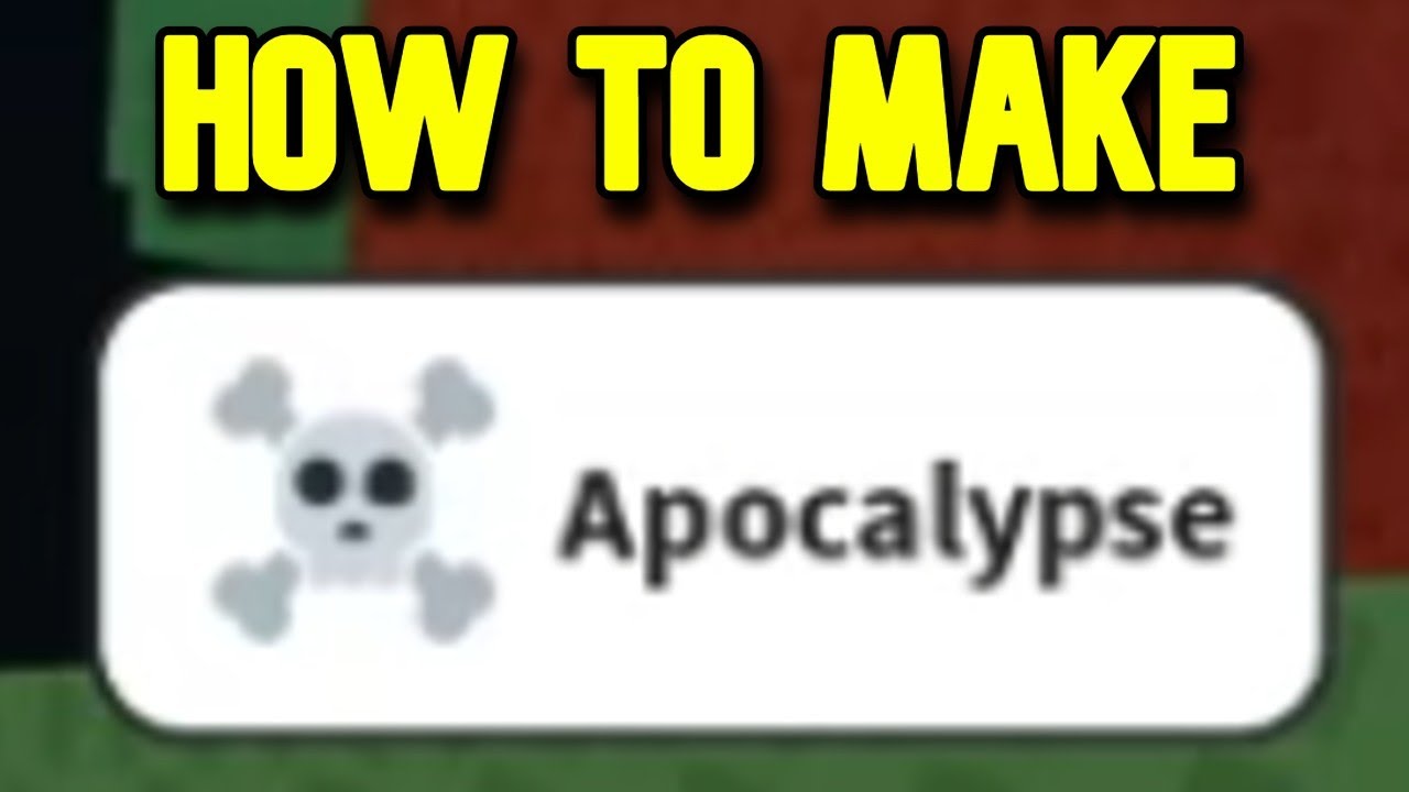 How to Make an Apocalypse in Aura Craft (Roblox) - YouTube