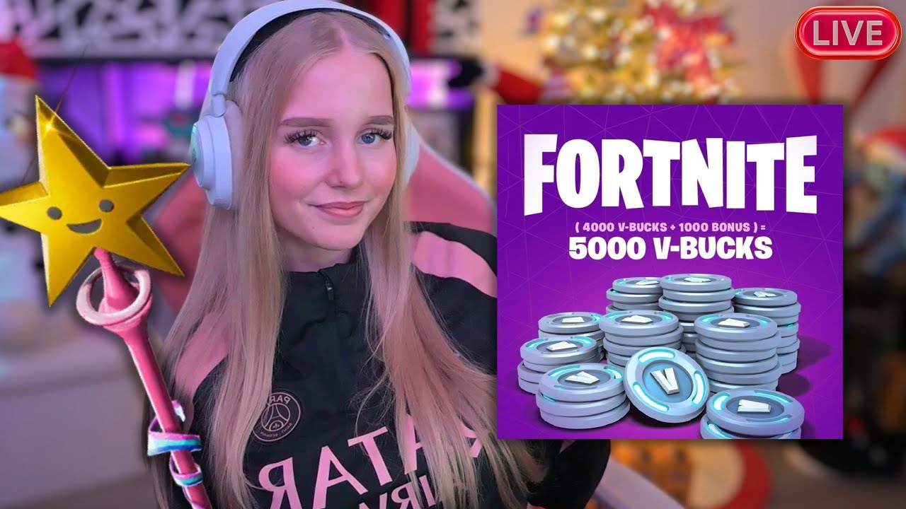 🔴 FORTNITE CUSTOM WIN = €10 / 1000 VBUCKS | Sandy Denice Livestream NL ...